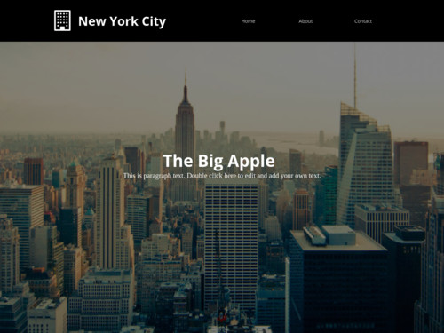 New York Website Template | Webstarts