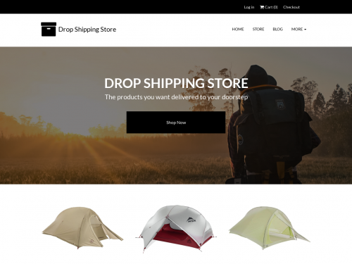 Drop Shipping Website Template | Webstarts
